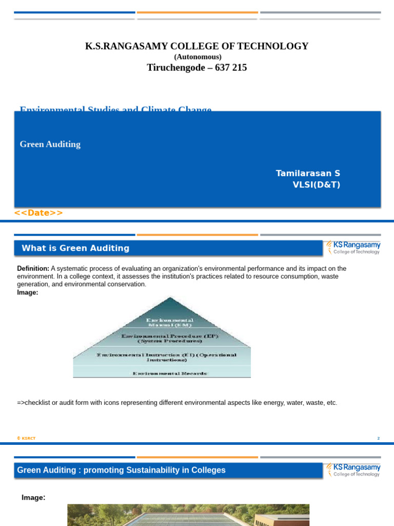 escc | PDF | Audit | Sustainability