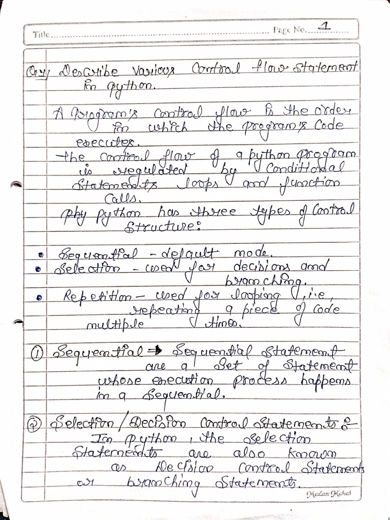 Python Programming Sem3 | PDF