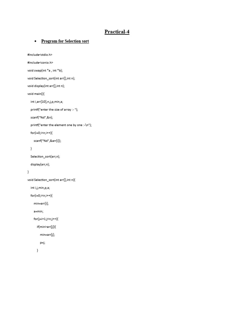 Daa Practical 4 | PDF