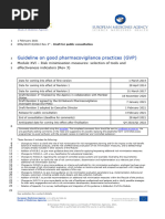 Guideline Good Pharmacovigilance Practices GVP Module Xvi Risk ...