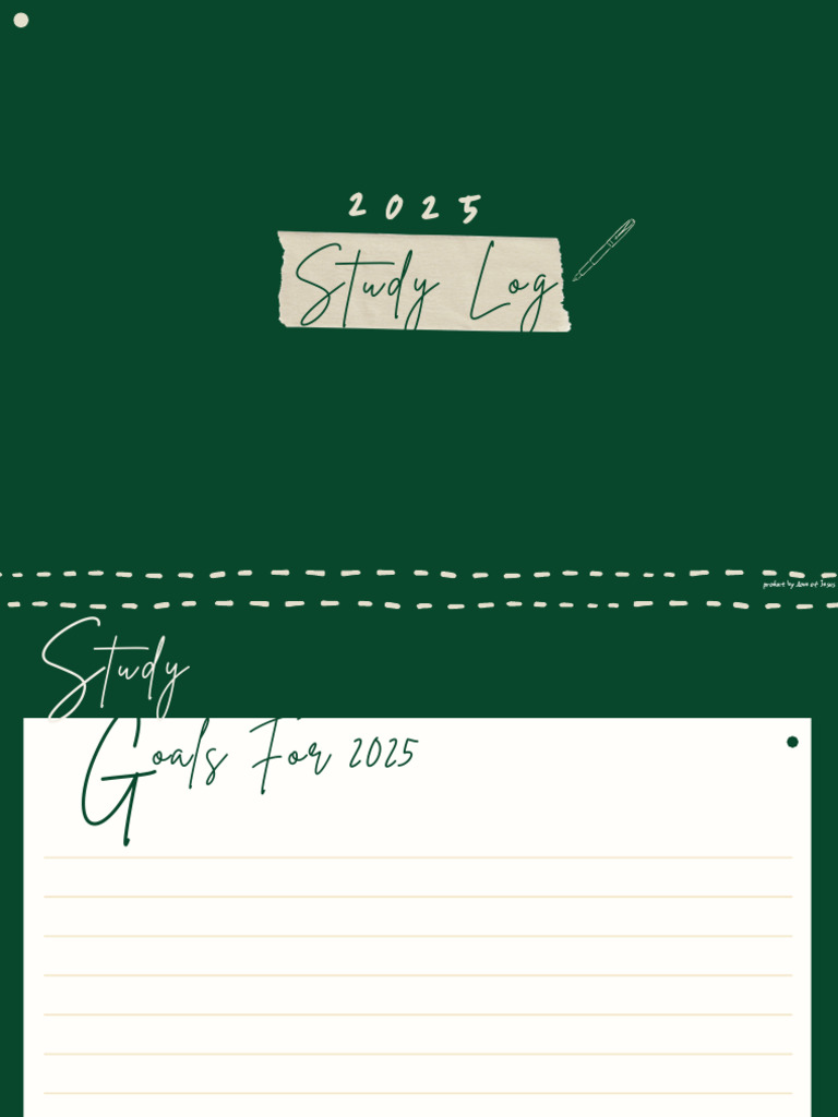 2025 studyLog | PDF