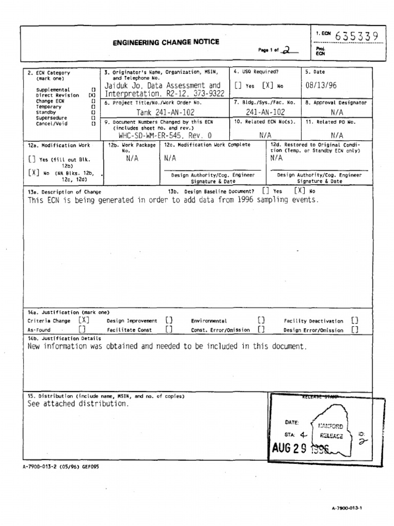 Tank characterization report for double-shell tank | PDF | Differential ...