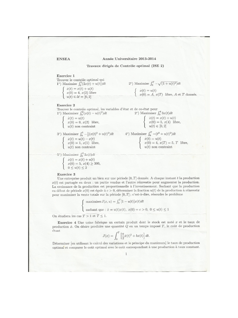 Optimisation Dynamique | PDF