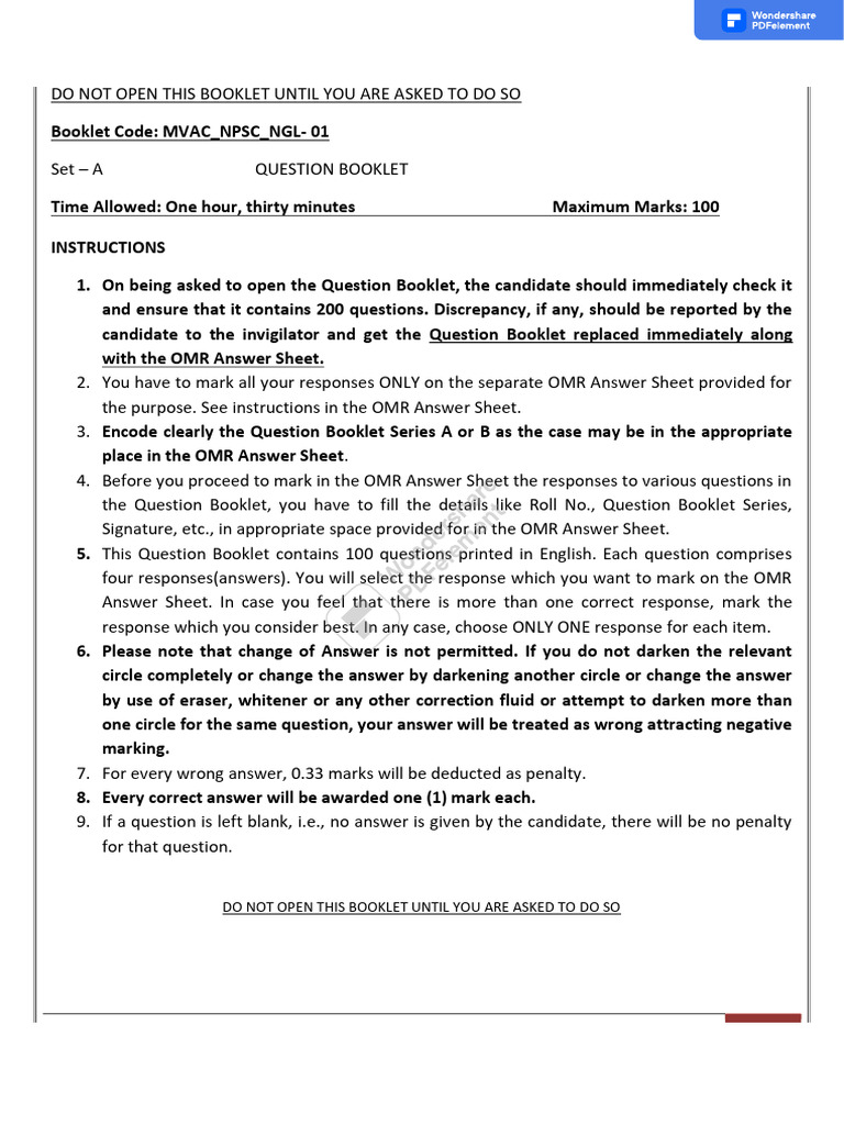 Nagaland MCQ and Answer Keys | PDF