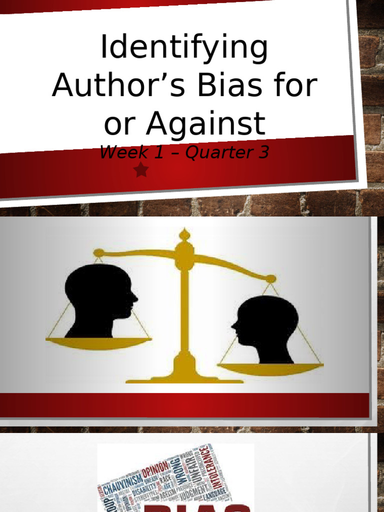 Bias PPT | PDF | Bias | Psychological Concepts