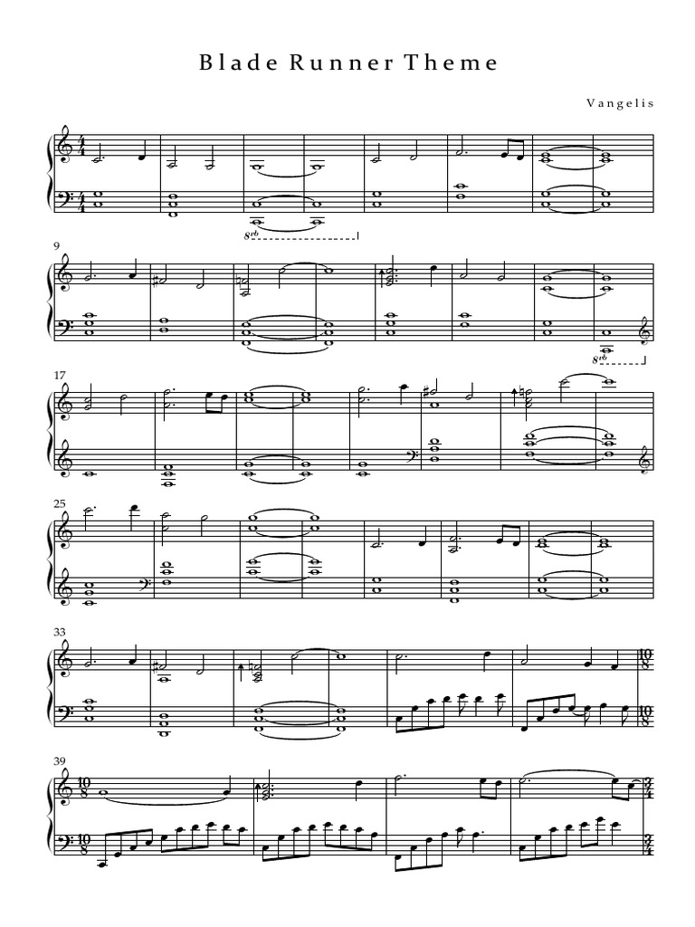 Blade Runner Theme | PDF