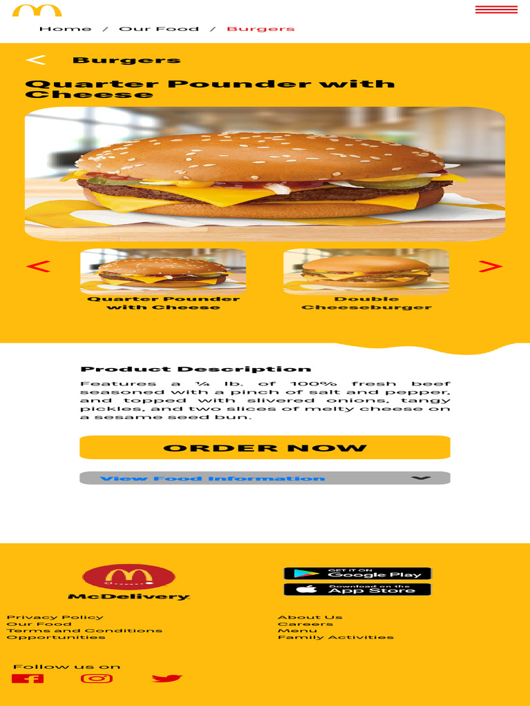 Burgers McDonald's Philippines 2 | PDF