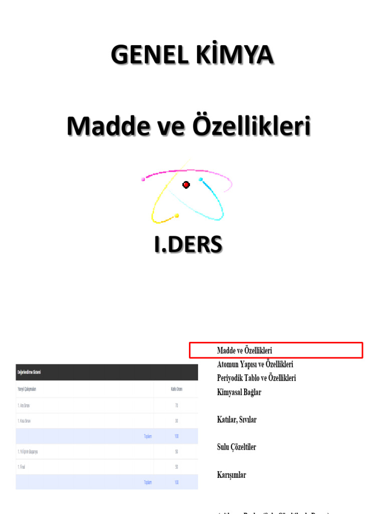 1-Madde Ve Özellikleri | PDF