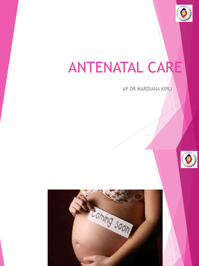 Antenatal Care 241030 085010 Compressed | PDF | Pregnancy | Obstetrics