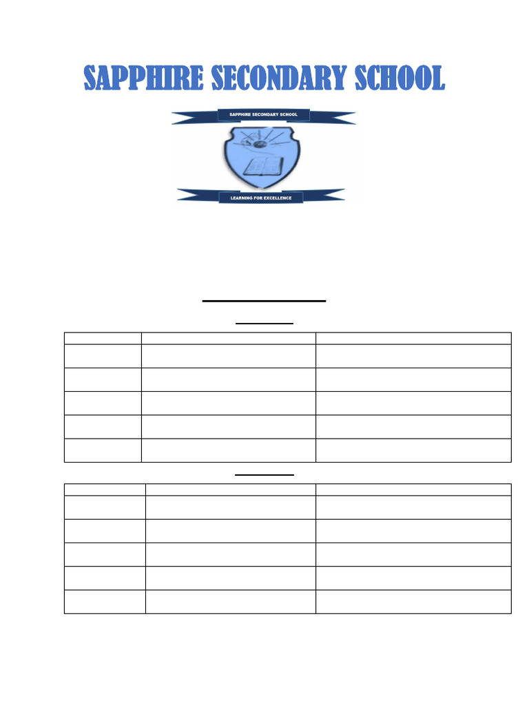 Grade 12 Extra Classes Timetable 2024 | PDF