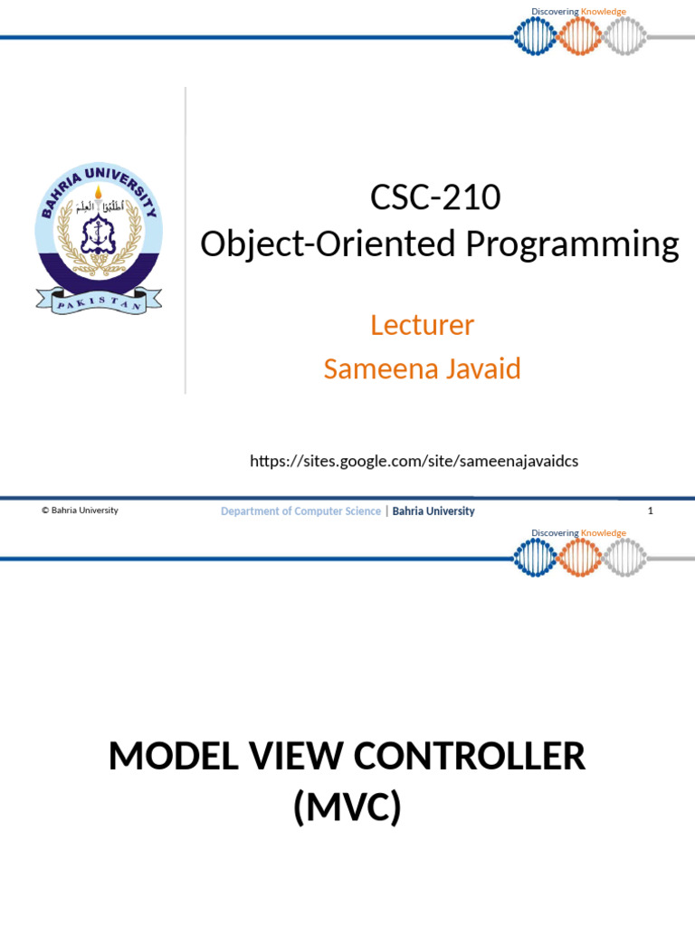 16 MVC 10092024 014833pm | PDF | Model–View–Controller | Computer Programming