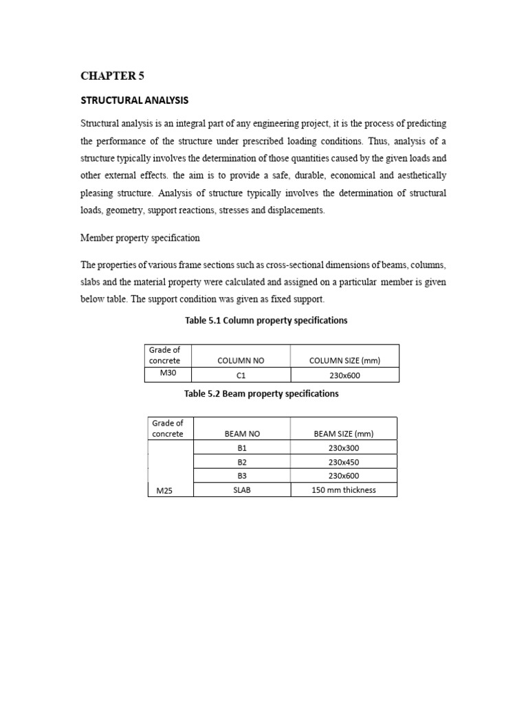 Structue Analysis 5 | PDF