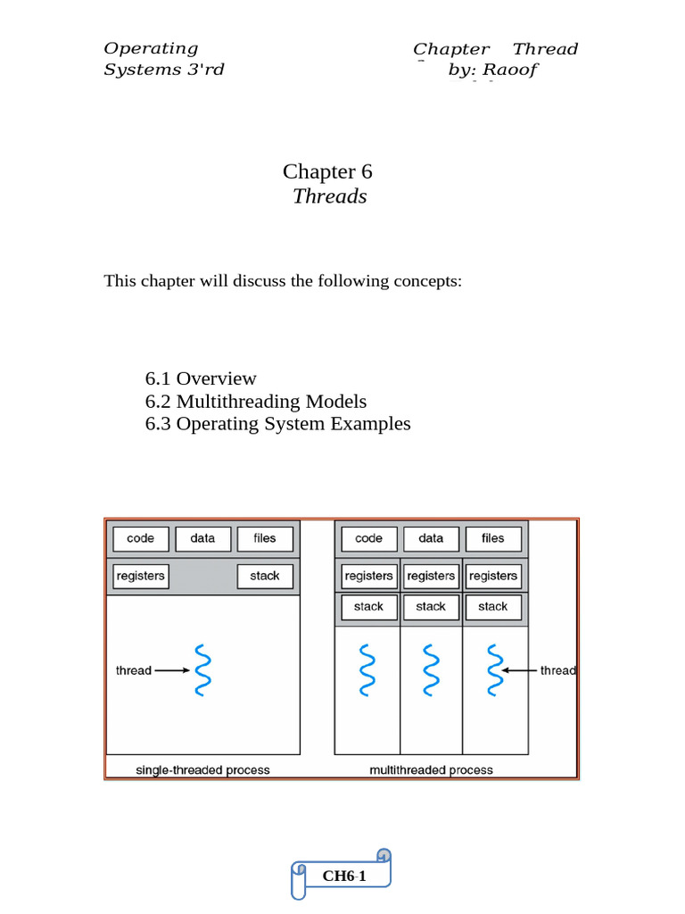 threads | PDF | Thread (Computing) | Process (Computing)