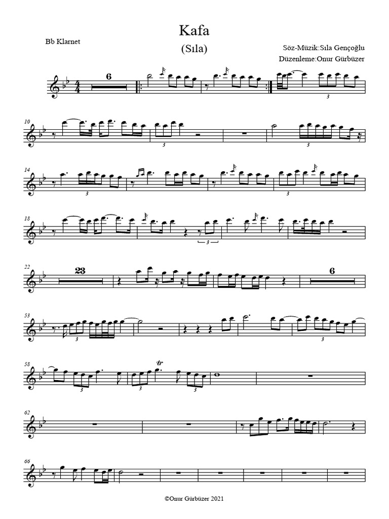 Kafa BB Klarnet | PDF