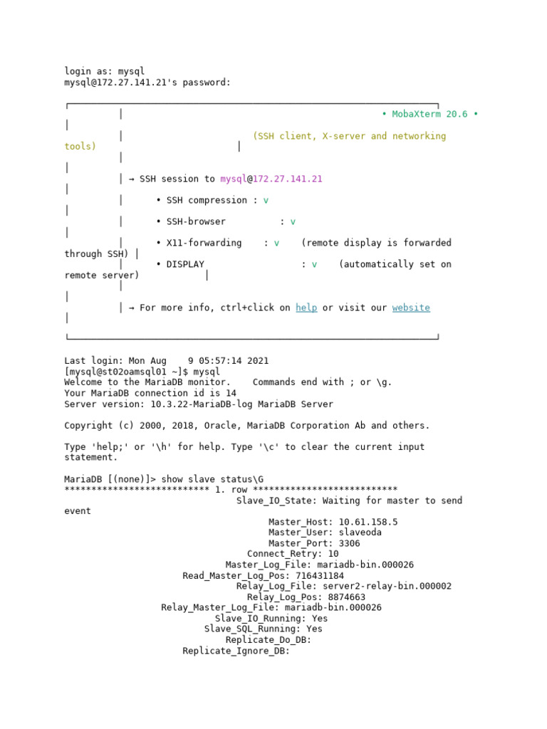 MariaDB Compress Backup | PDF | Software Repository | Proxy Server