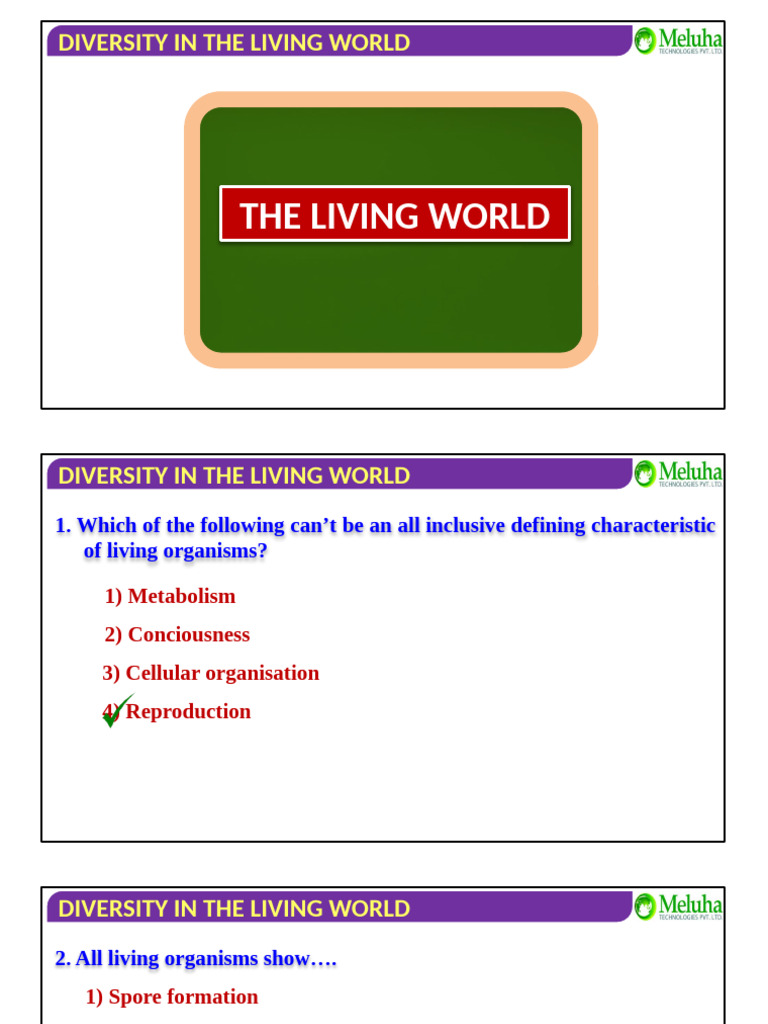 Bot JR TLW m04 Obj Ex-I | PDF | Genus | Taxonomy (Biology)