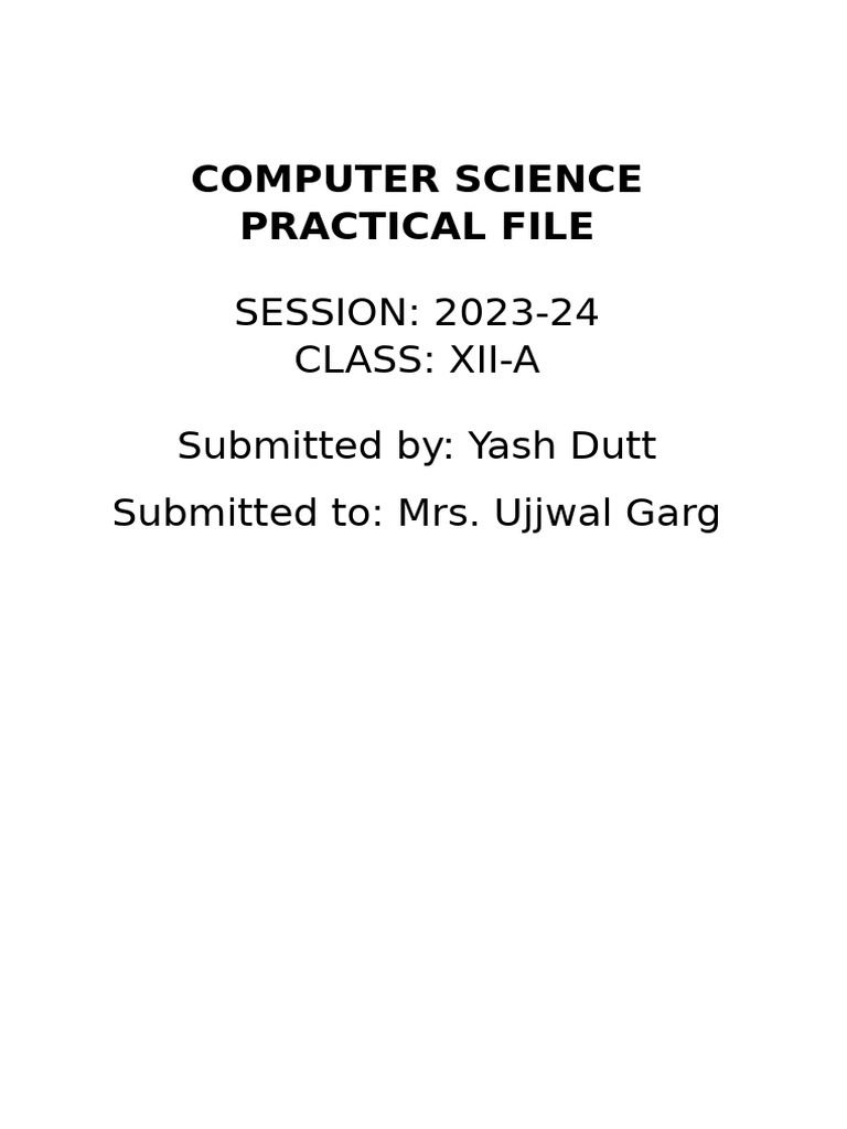 yash cs | PDF | Table (Database) | Sql