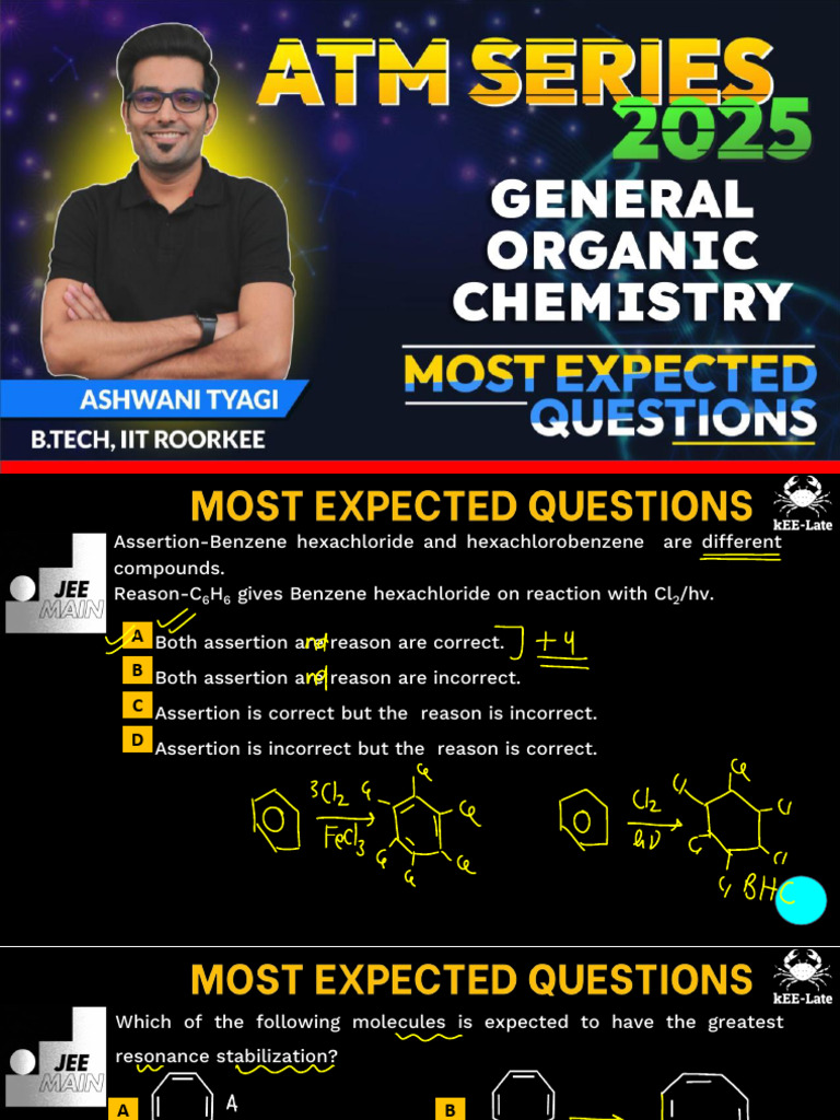 Organic Chemistry: Compound Stability & Acidity Quiz | PDF | Chemical ...