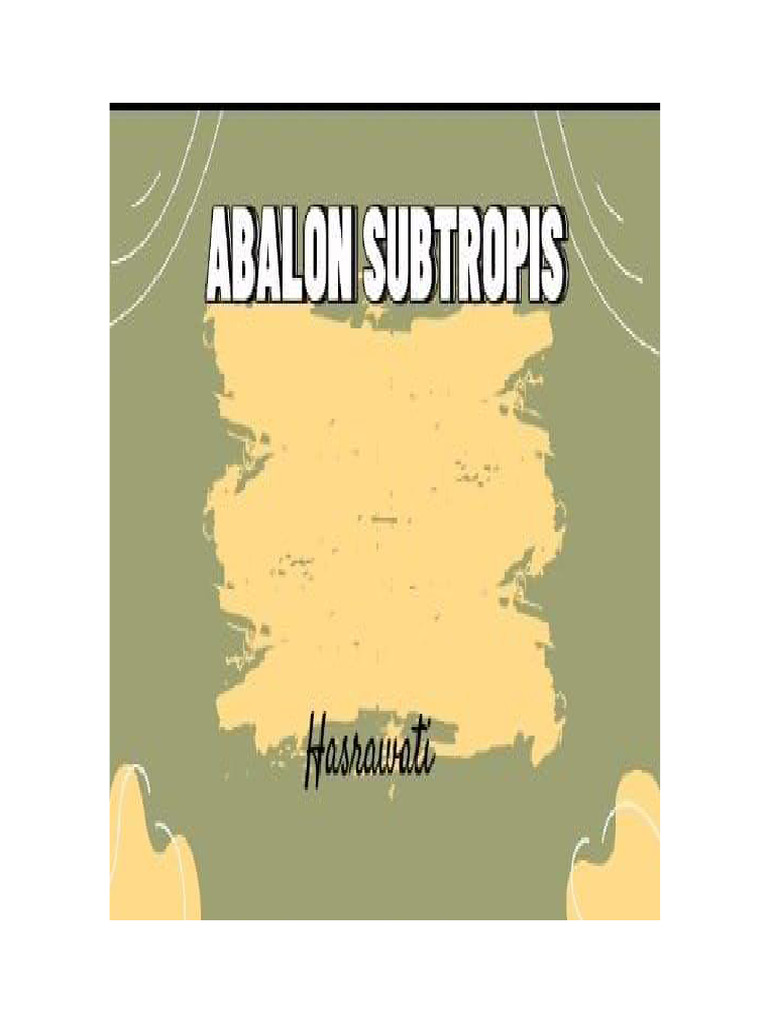 Buku - Hasrawati - I1A122038 - Abalon Subropis (Haliotis Asinine) | PDF
