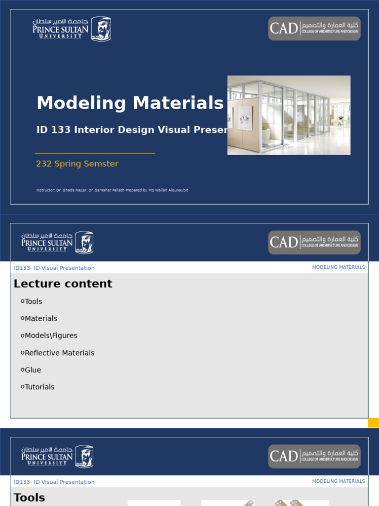 Essential Modeling Materials Guide | PDF | Materials | Manufactured Goods