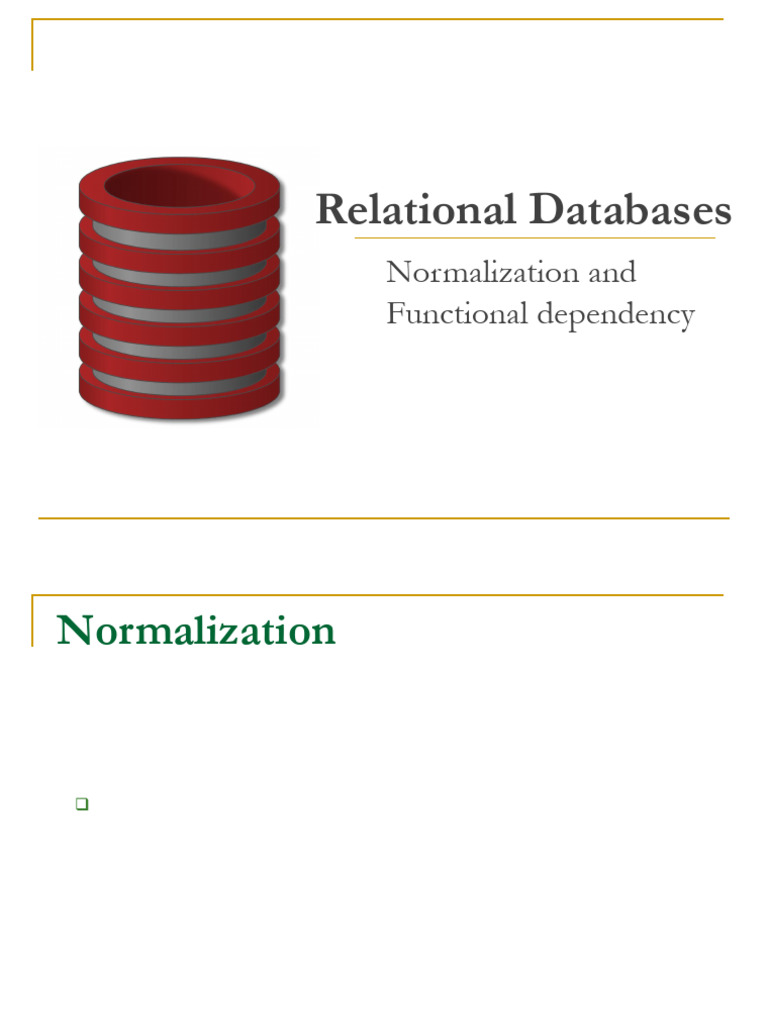 Lecture_15&16 -Functional Dependency | PDF | Databases | Relational Model