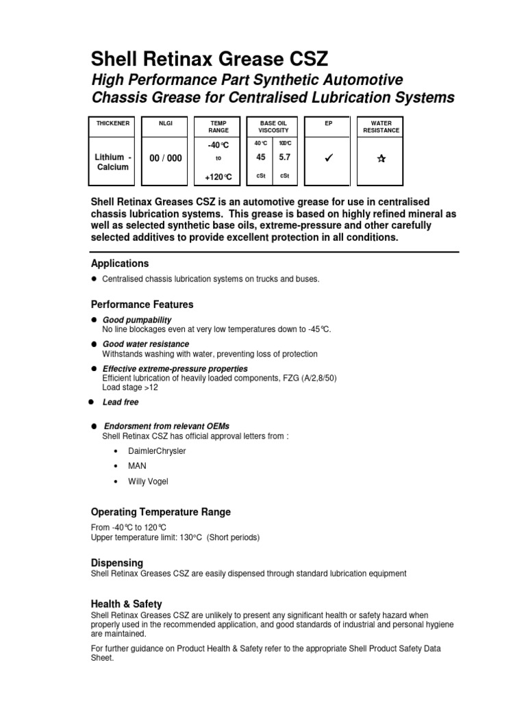 Centralized Chassis Grease Guide | PDF | Lubrication | Materials