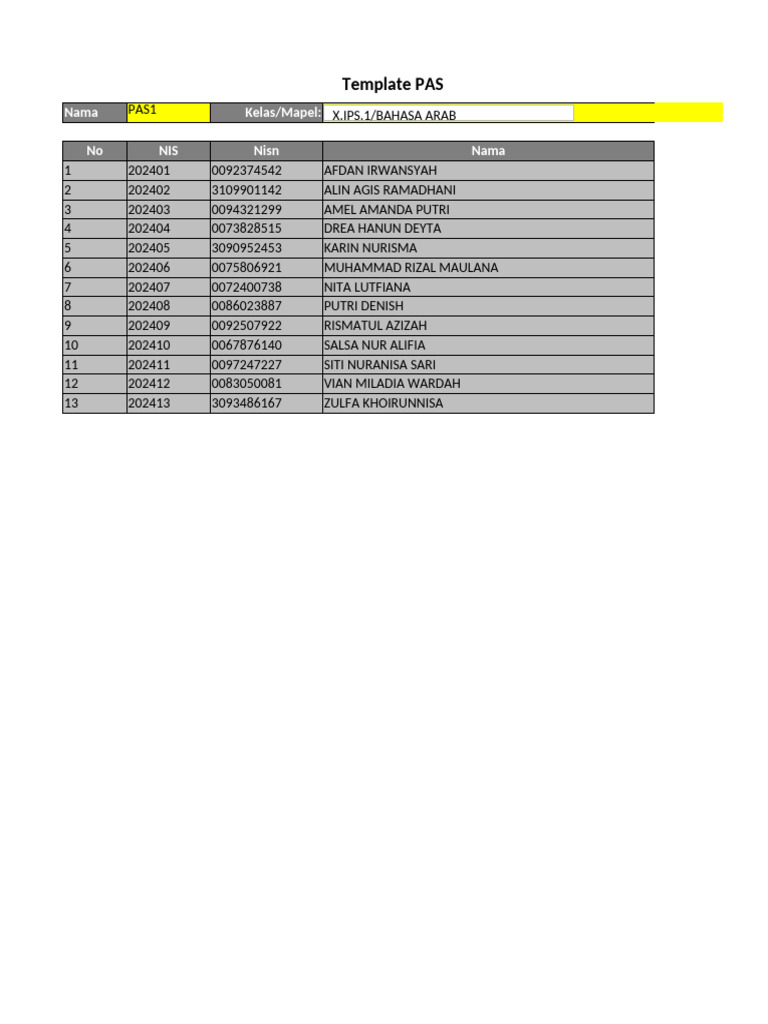 Pas-X.ips.1-Bahasa Arab | PDF