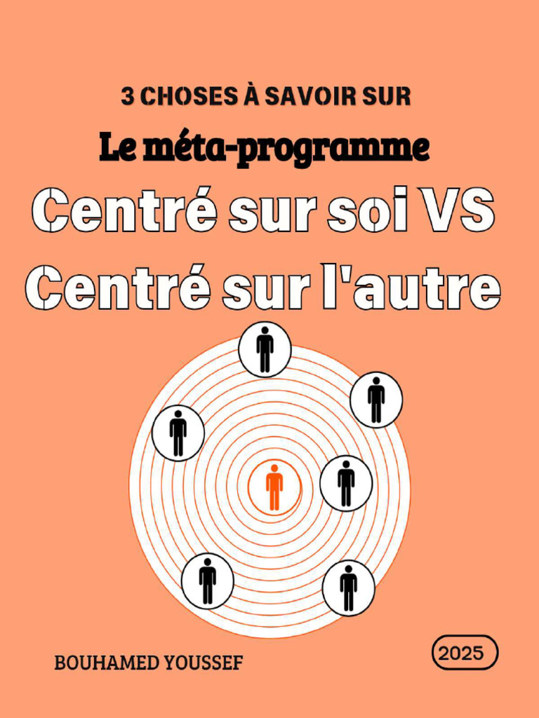Méta-Programme - Centré Sur Soi - Centré Sur L'autre | PDF