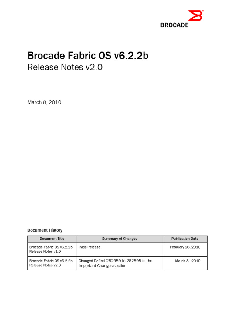 v6.2.2b ReleaseNotes v2.0 | PDF | Computing | Computer Networking