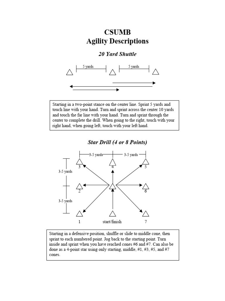 Fitness - CSUMB Agility Training | PDF | Athletic Sports | Sports