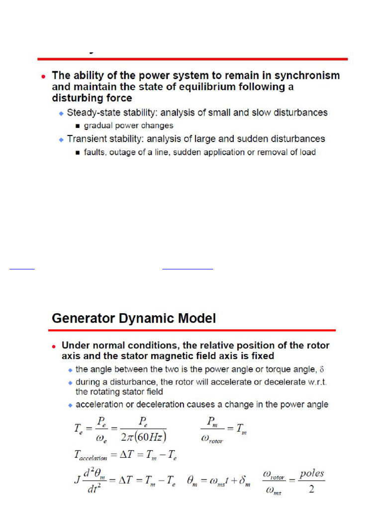 Power System Stability 1 | PDF | Computer File Formats
