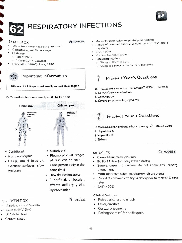 R infection | PDF | Smallpox | Viral Diseases