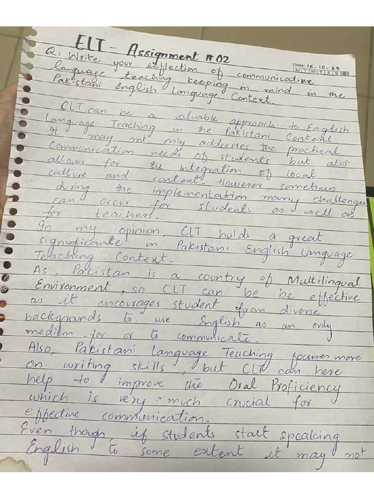 ELT Assignment 2 | PDF