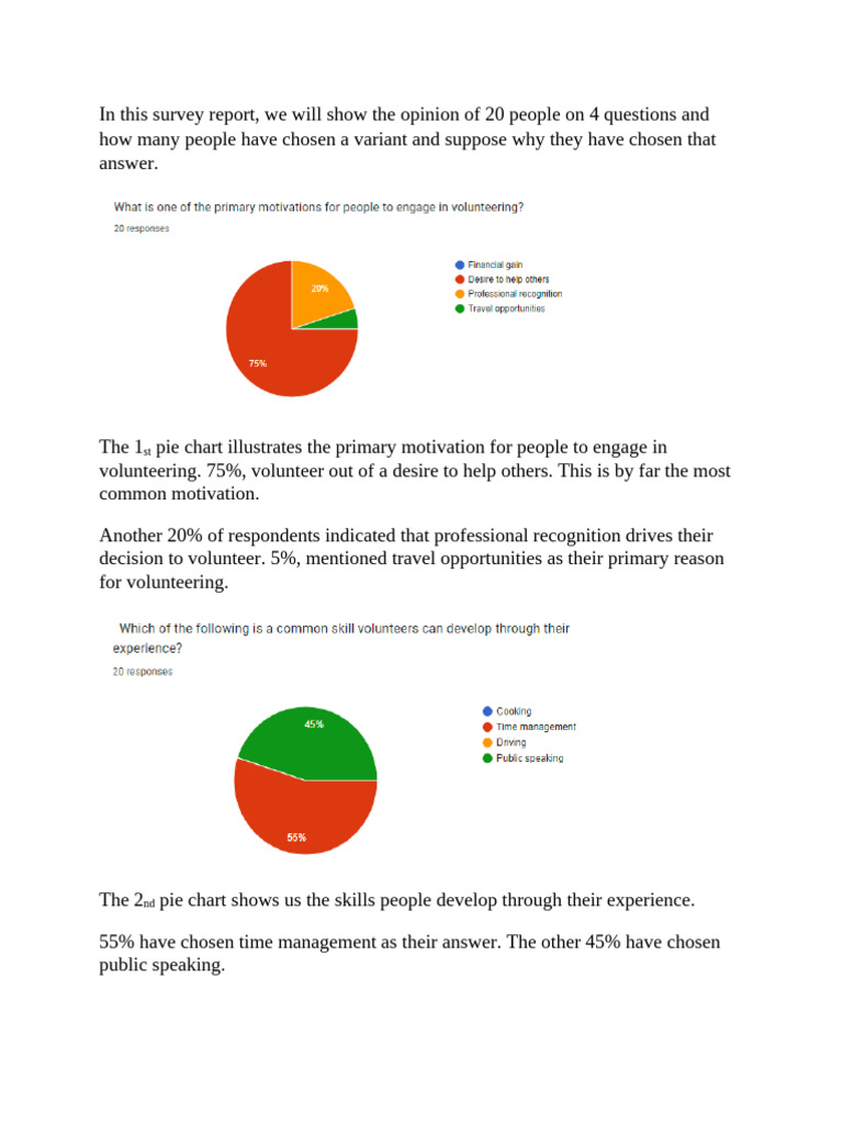 Survey Report Ciprian, Laurentiu, Bogdan, Nichita, Vlad | PDF
