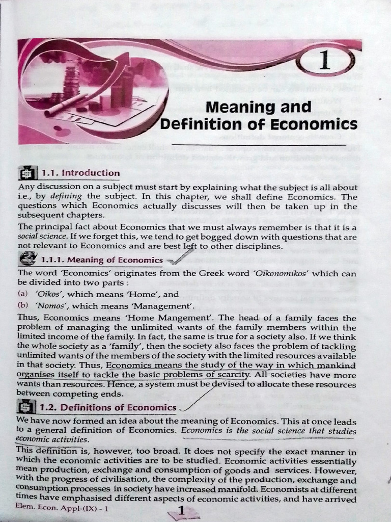 Understanding Economics: Definitions & Concepts | PDF | Economics | Wealth