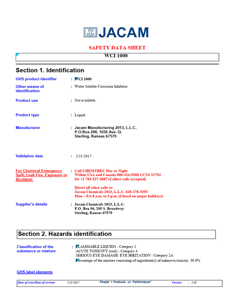 JACAM-WCI1000 | PDF | Toxicity | Combustion