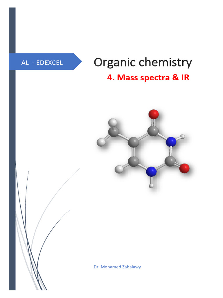 Al - Edexcel (4) Mass Spectra & Ir | PDF | Mass Spectrometry | Infrared ...