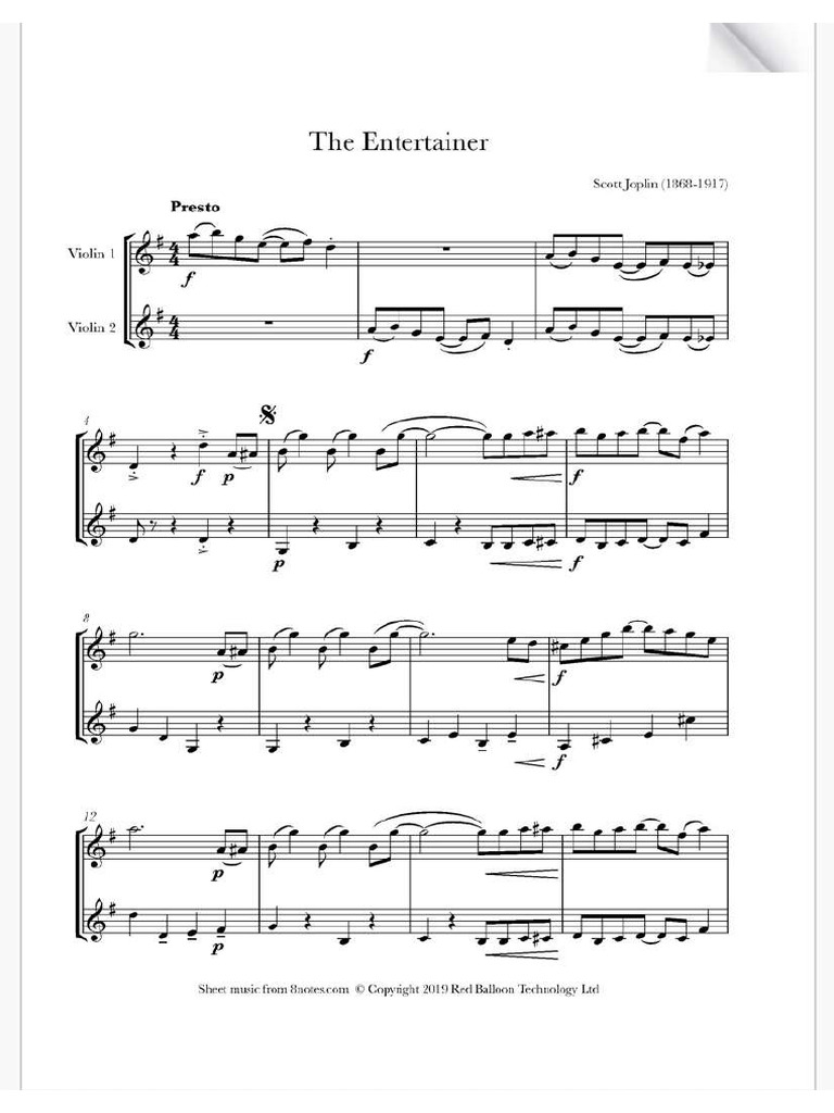 Joplin Entertainer | PDF