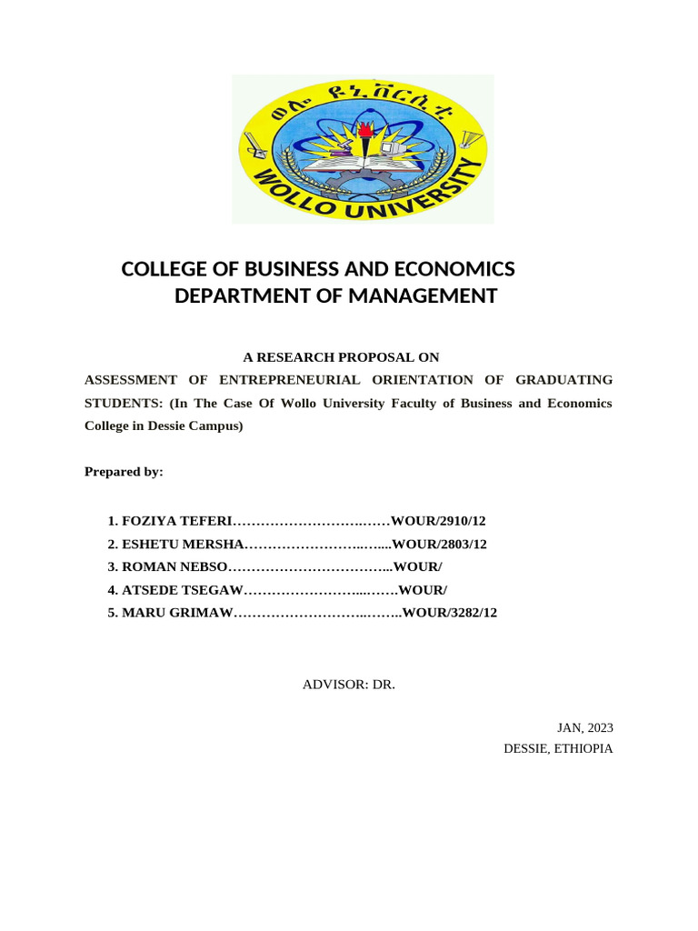 Proposal_Group_Assignment 2 | PDF | Entrepreneurship | Trademark