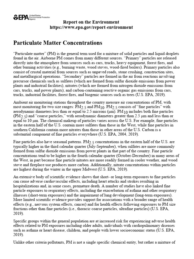 Ambient PM | PDF | Particulates | Air Pollution