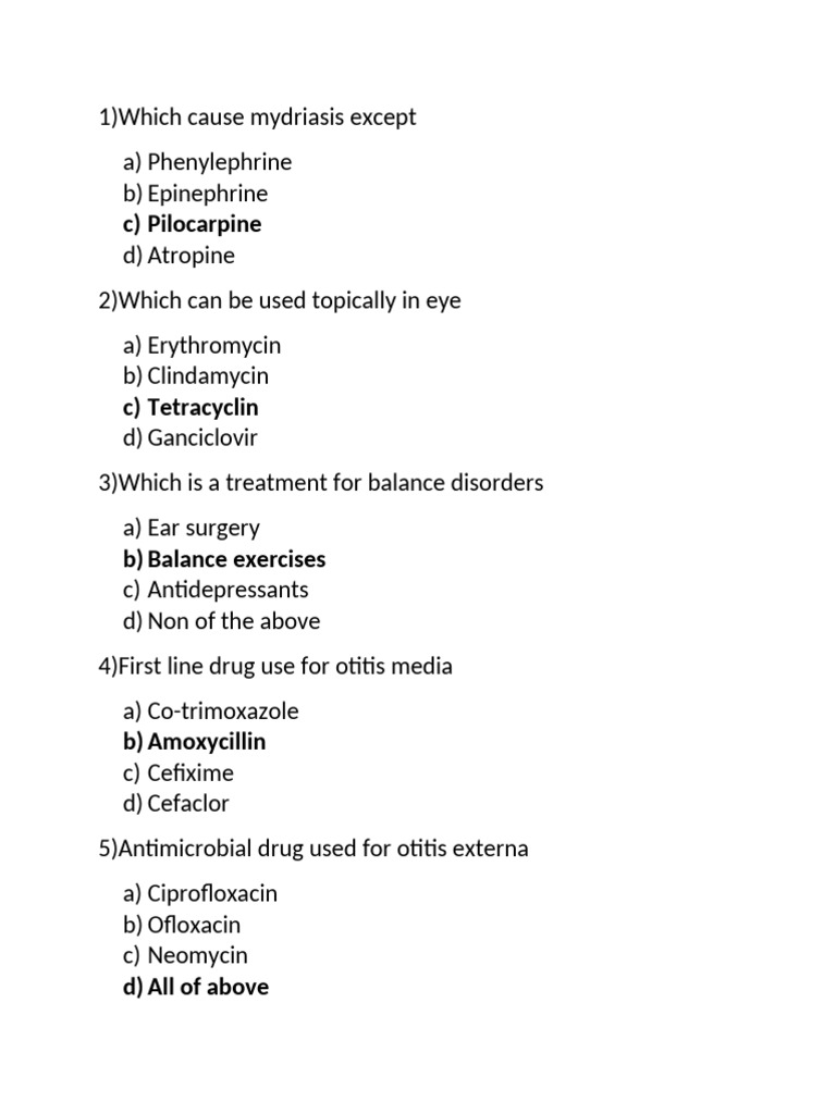Eye, Ear, Nose | PDF
