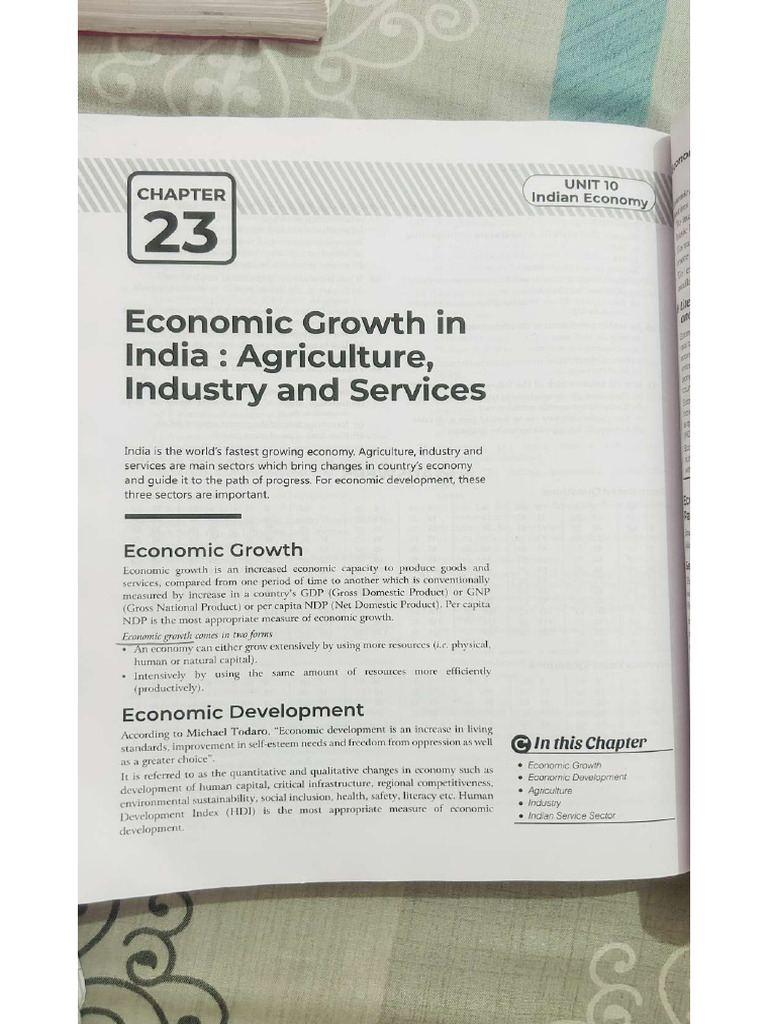 Economic Growth in India | PDF