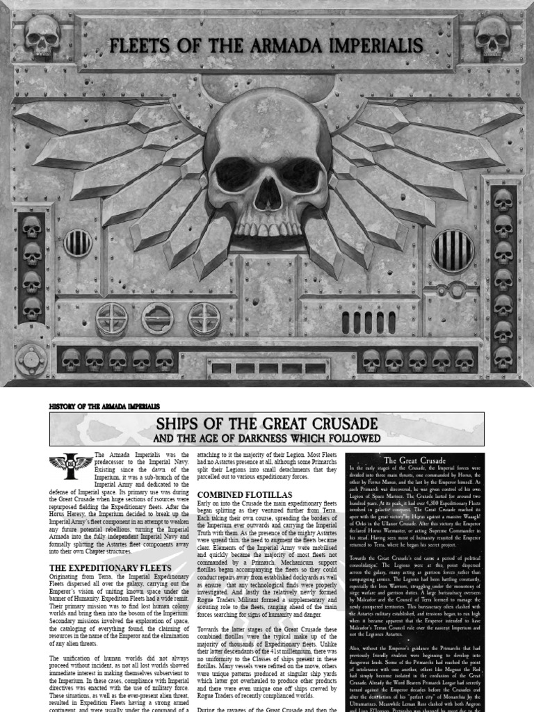 BFG2020 - Armada Imperialis Fleet List | PDF | Cruiser | Battlecruiser