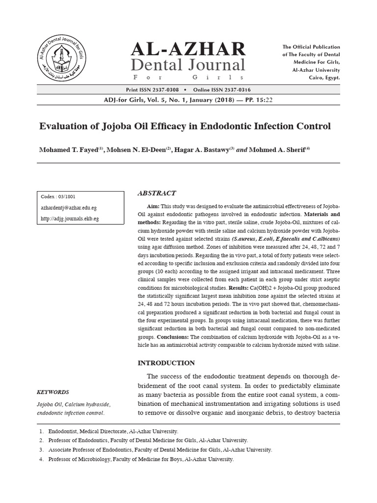 ADJG - Volume 5 - Issue 1 - Pages 15-22 | PDF | Antimicrobial | Bacteria