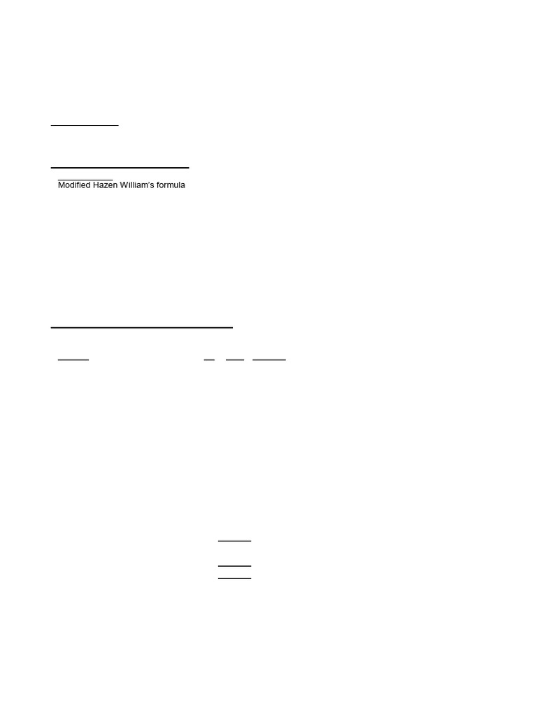 Head - Calculation - Pumping Main | PDF