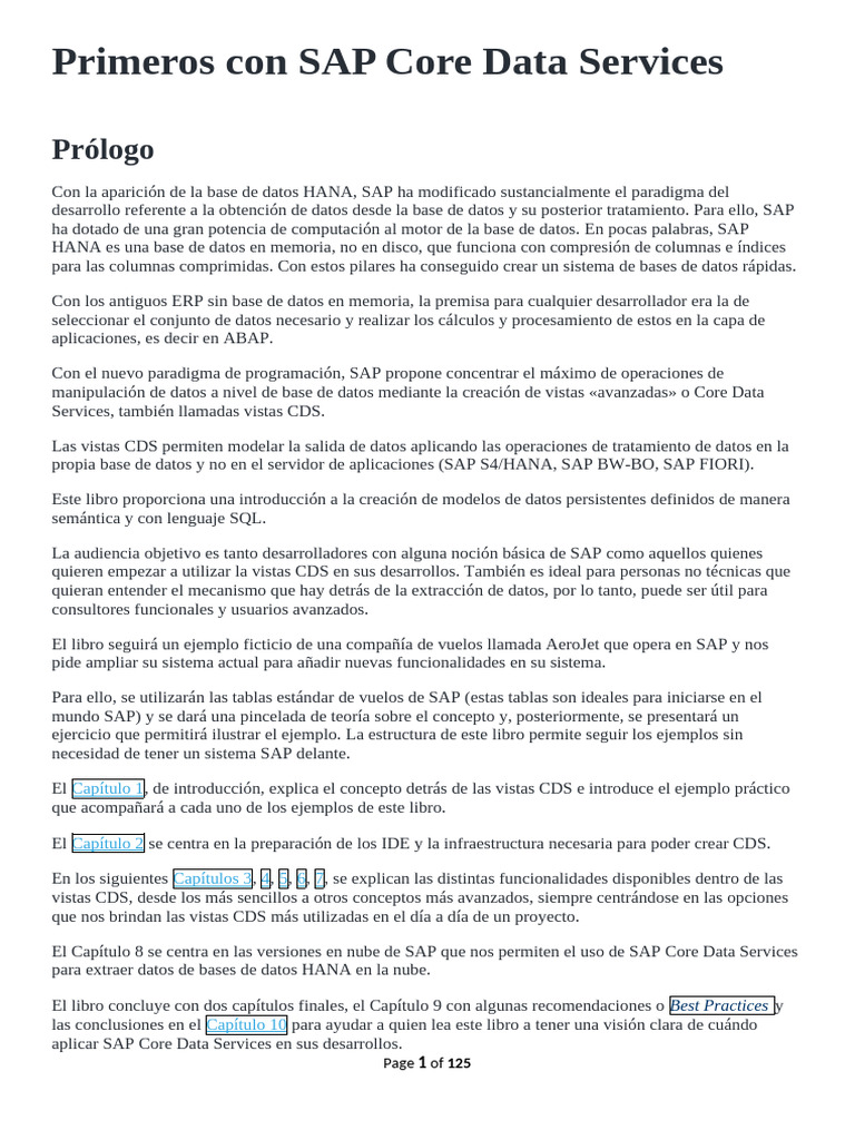 Primeros Pasos Con SAP Core Data Services 14) | PDF | Entorno de desarrollo integrado | Eclipse ...