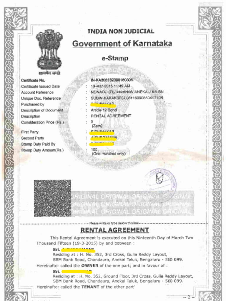 Sample Agreement - 122617 | PDF