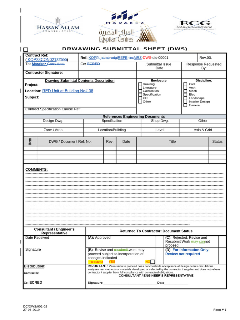 01-Issue Drawings Submittal | PDF | Specification (Technical Standard ...