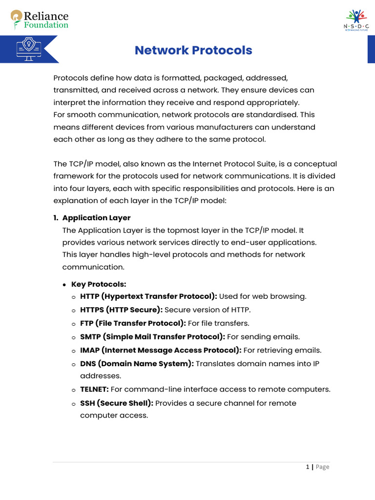 Network_Protocols | PDF | Computer Network | Internet Protocols