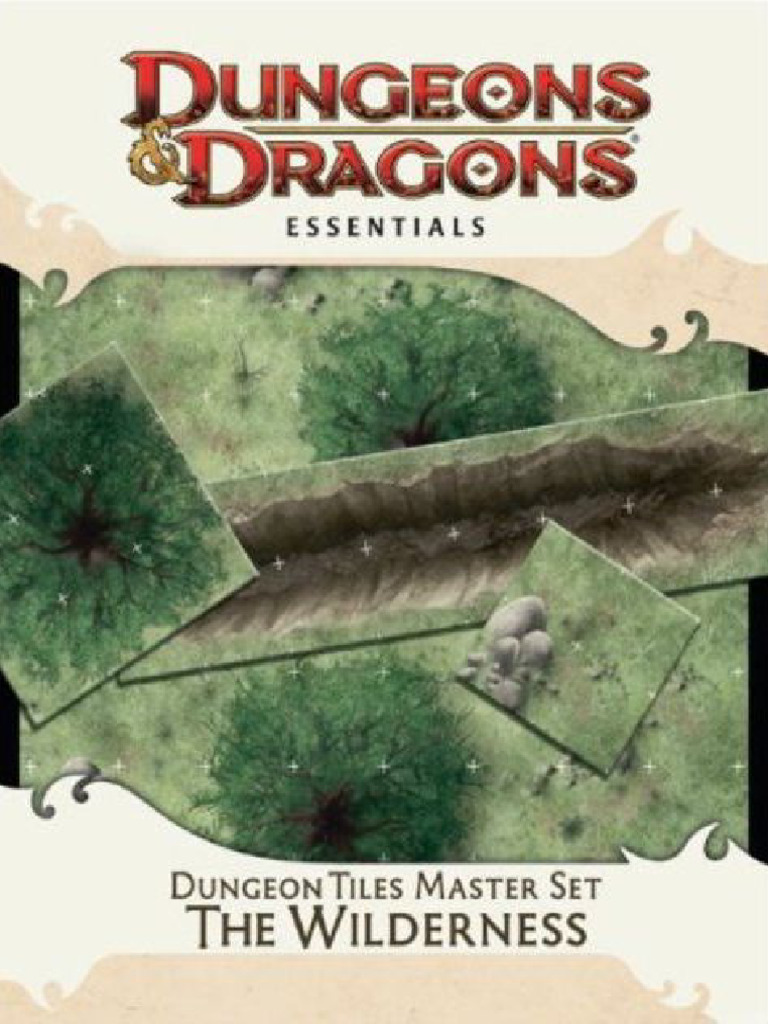 Dampd 40 Dungeon Tiles Master Set The Wilderness PDF Free | PDF